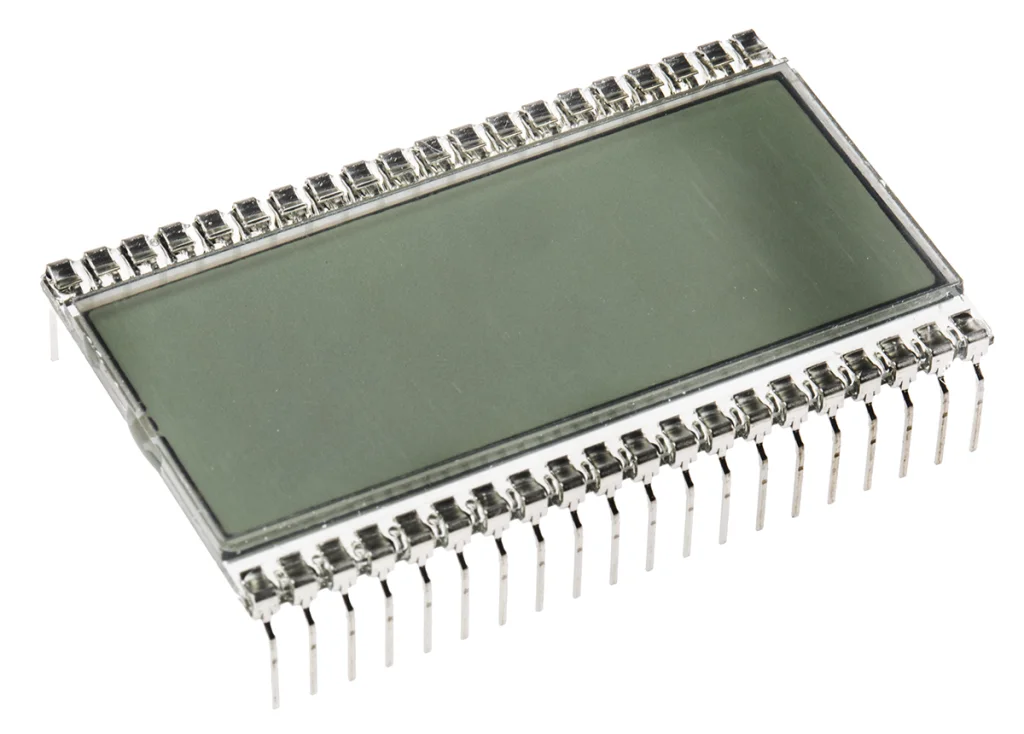 RS PRO 7-Segment LCD Display, Black on Grey, 1 Row by 4 Characters ...