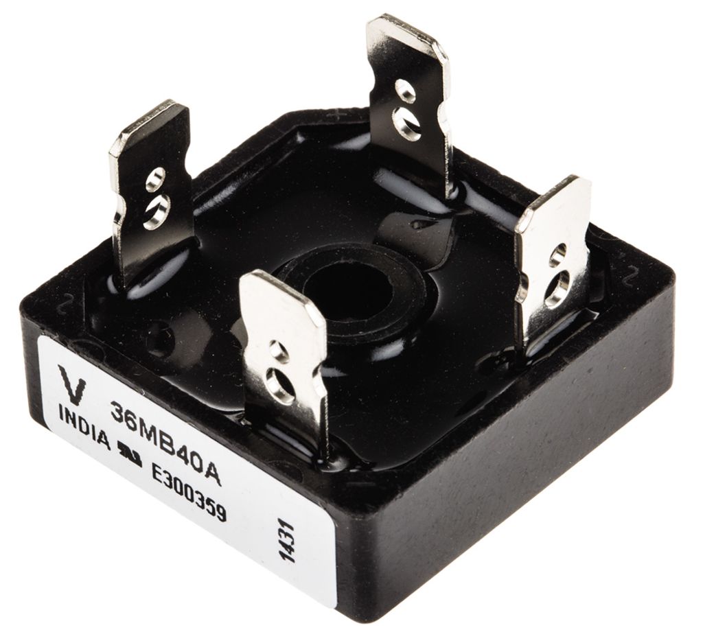 Vishay VS-36MB40A, Bridge Rectifier, 35A 400V, 4-Pin D 34 - RS ...