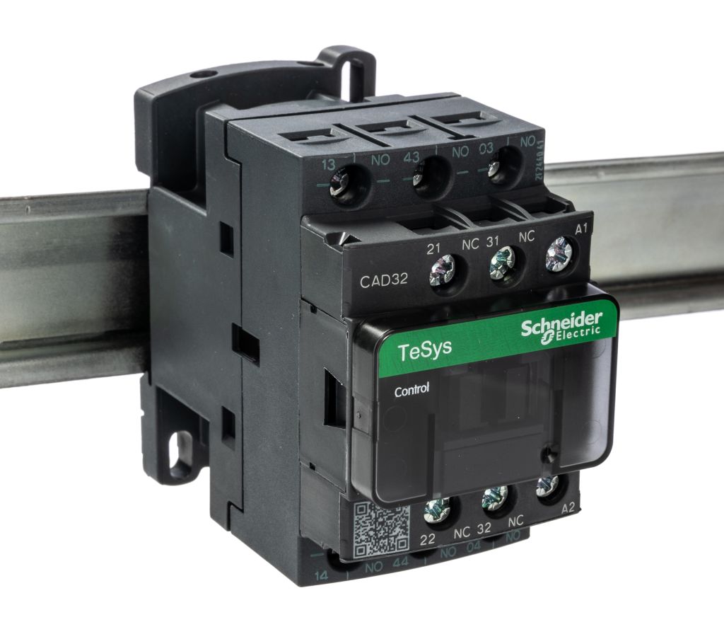 Schneider Electric Control Relay - 2NO + 2NC, 10 A Contact Rating ...
