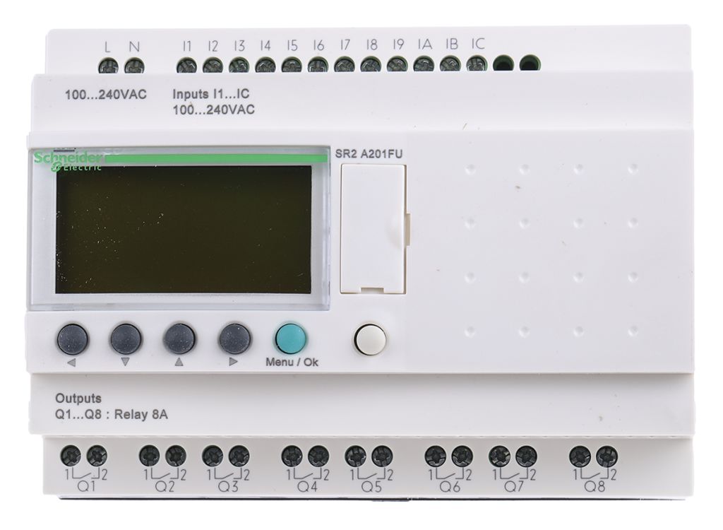 Schneider Electric Zelio Logic Logic Module - 12 Inputs, 8 Outputs ...