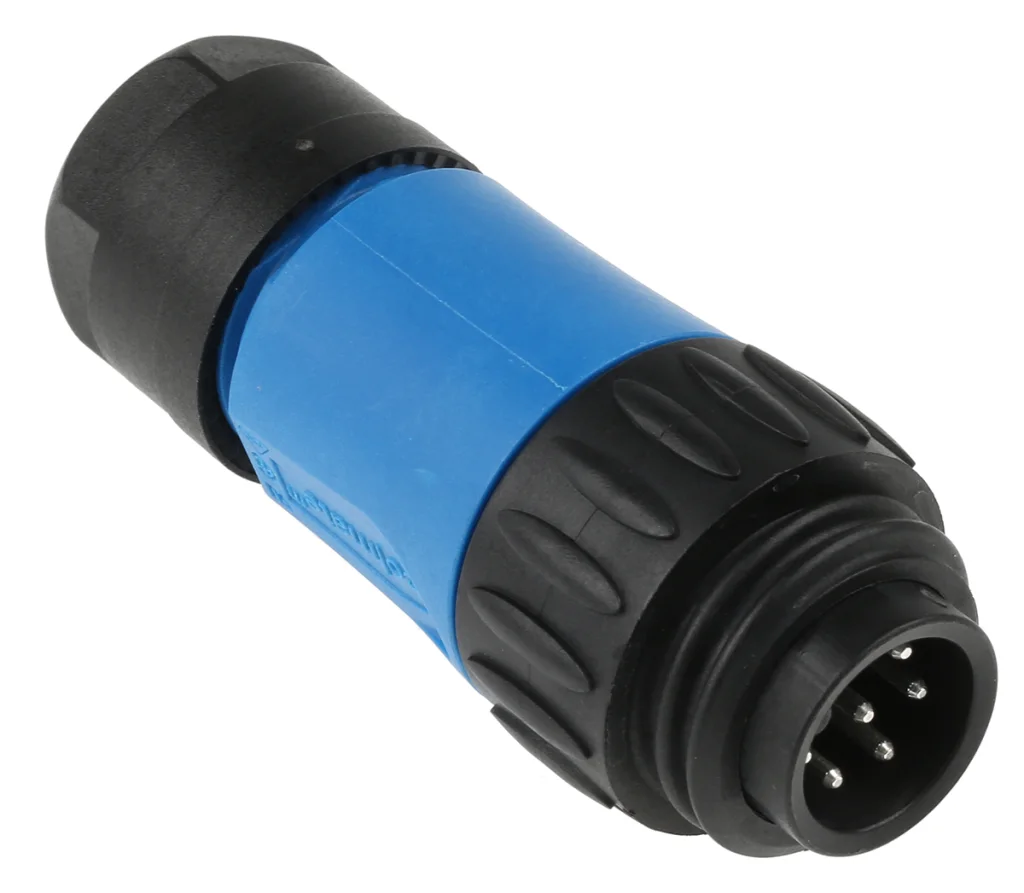 Amphenol Cable Mount Connector, 6 + PE Contacts, Plug - RS Components ...