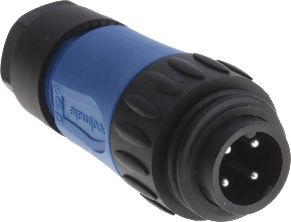 Amphenol Cable Mount Connector, 3 + PE Contacts, Plug - RS Components ...