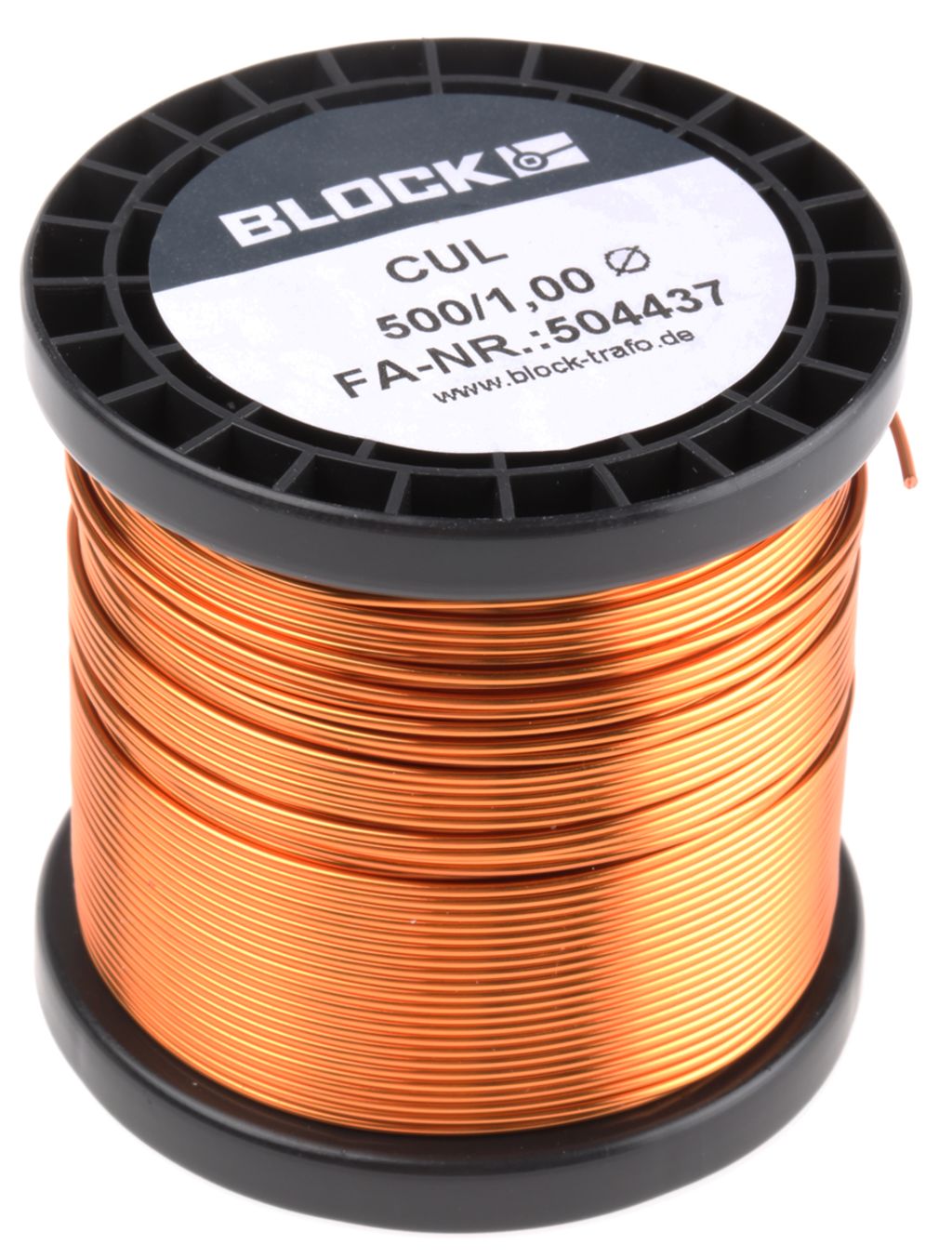 Block Single Core 1mm diameter Copper Wire, 56m Long - RS Components ...