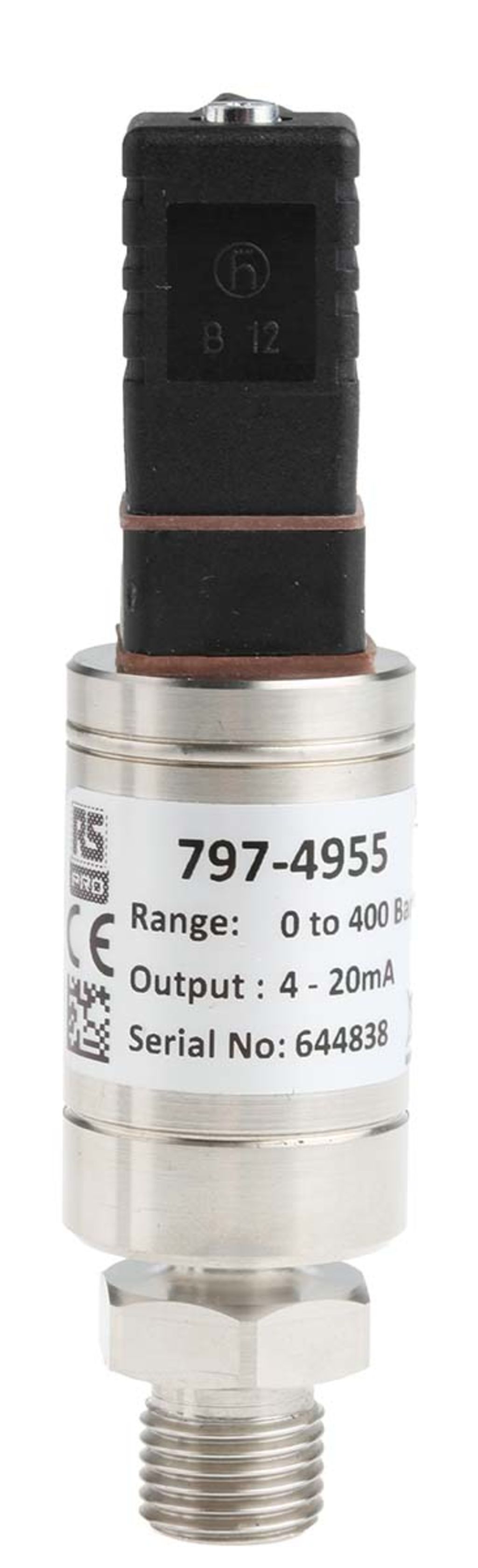 RS PRO Relative Pressure Sensor for Air, Gas, Hydraulic Fluid, Liquid ...