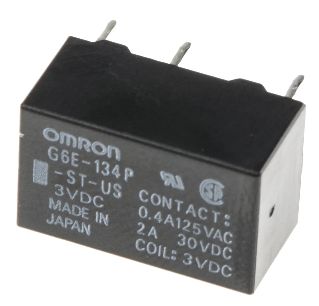 Omron, 3V dc Coil Non-Latching Relay SPDT, 3A Switching Current PCB ...