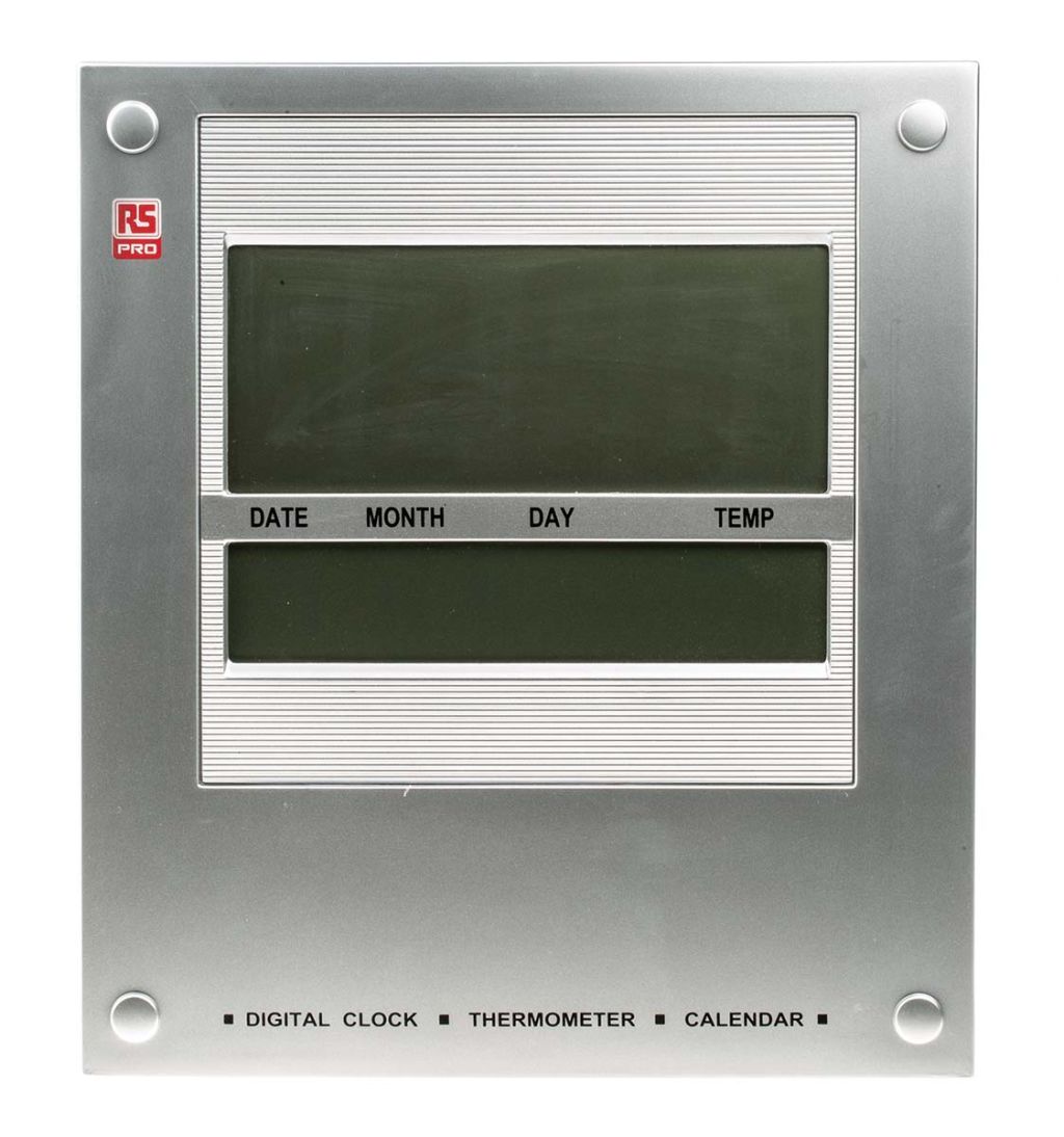 RS LCD CALENDAR CLOCK - RS Components Indonesia
