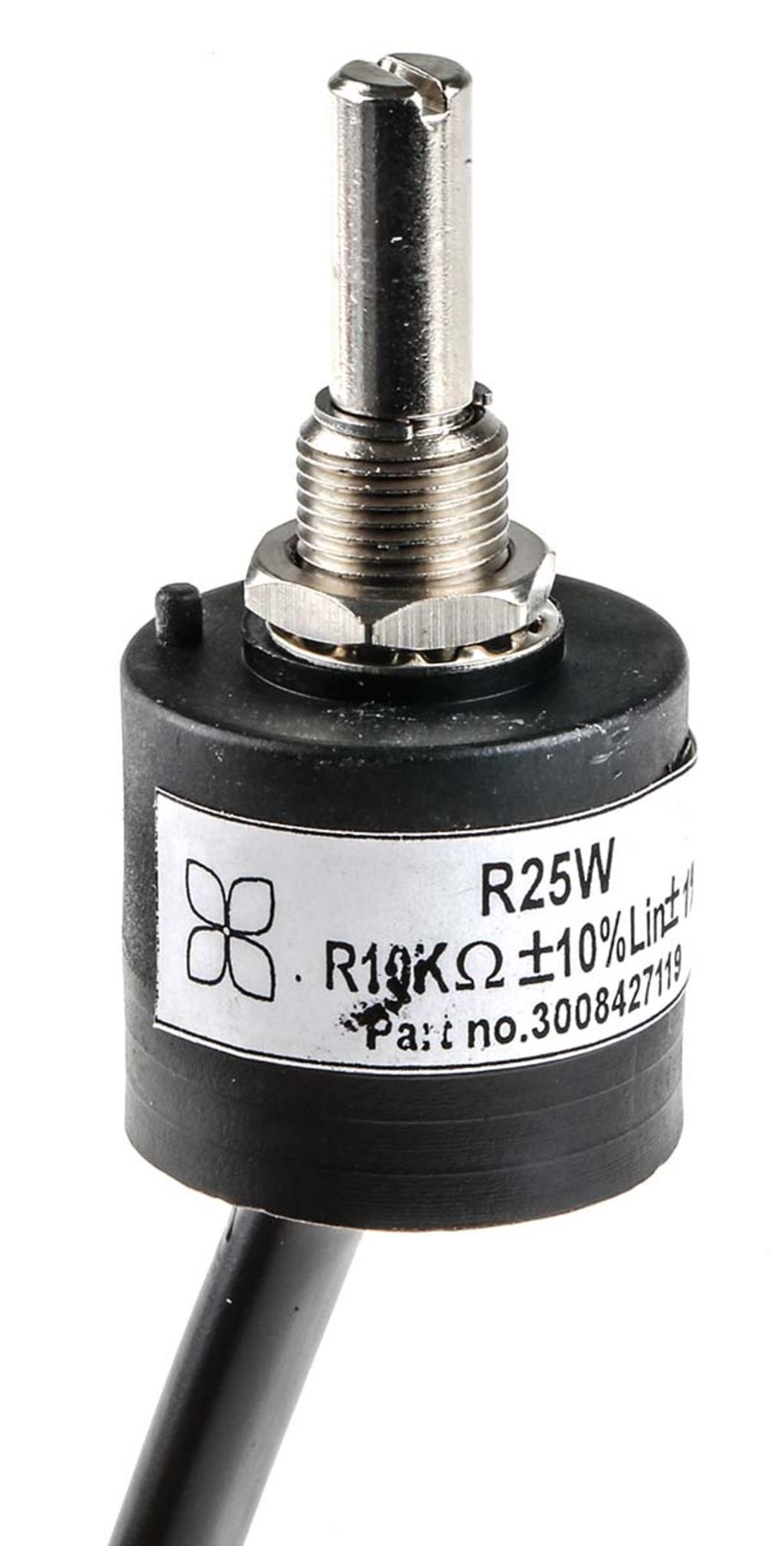 RS PRO 10kΩ Rotary Potentiometer 1-Gang Panel Mount - RS Components Vietnam
