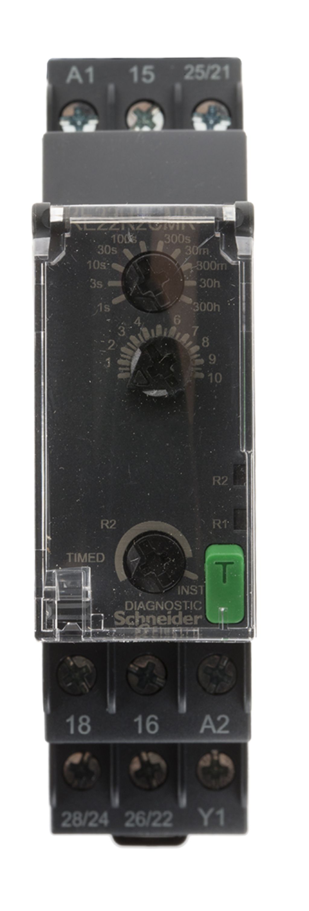 Schneider Electric DPDT Timer Relay, OFF Delay, 24 → 240V ac/dc 0.05 → ...