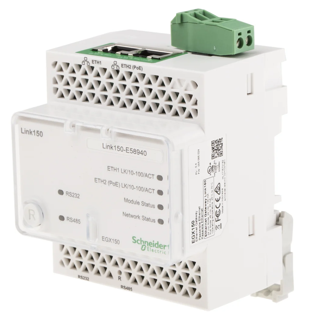 Schneider Electric - Gateway Server, 72 x 105 x 71 mm, Modbus RS485 ...