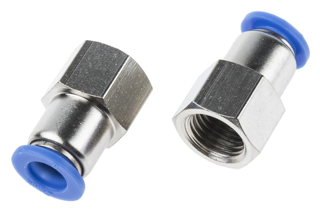 RS PRO Straight Threaded Adaptor, R 1/4 to Push In 8 mm, Threaded-to ...