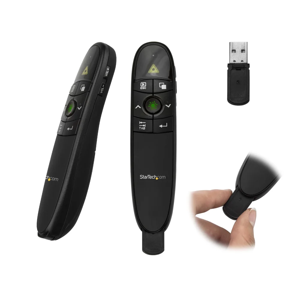 StarTech.com PRESREMOTE USB Wireless Presenter With Built In Laser ...