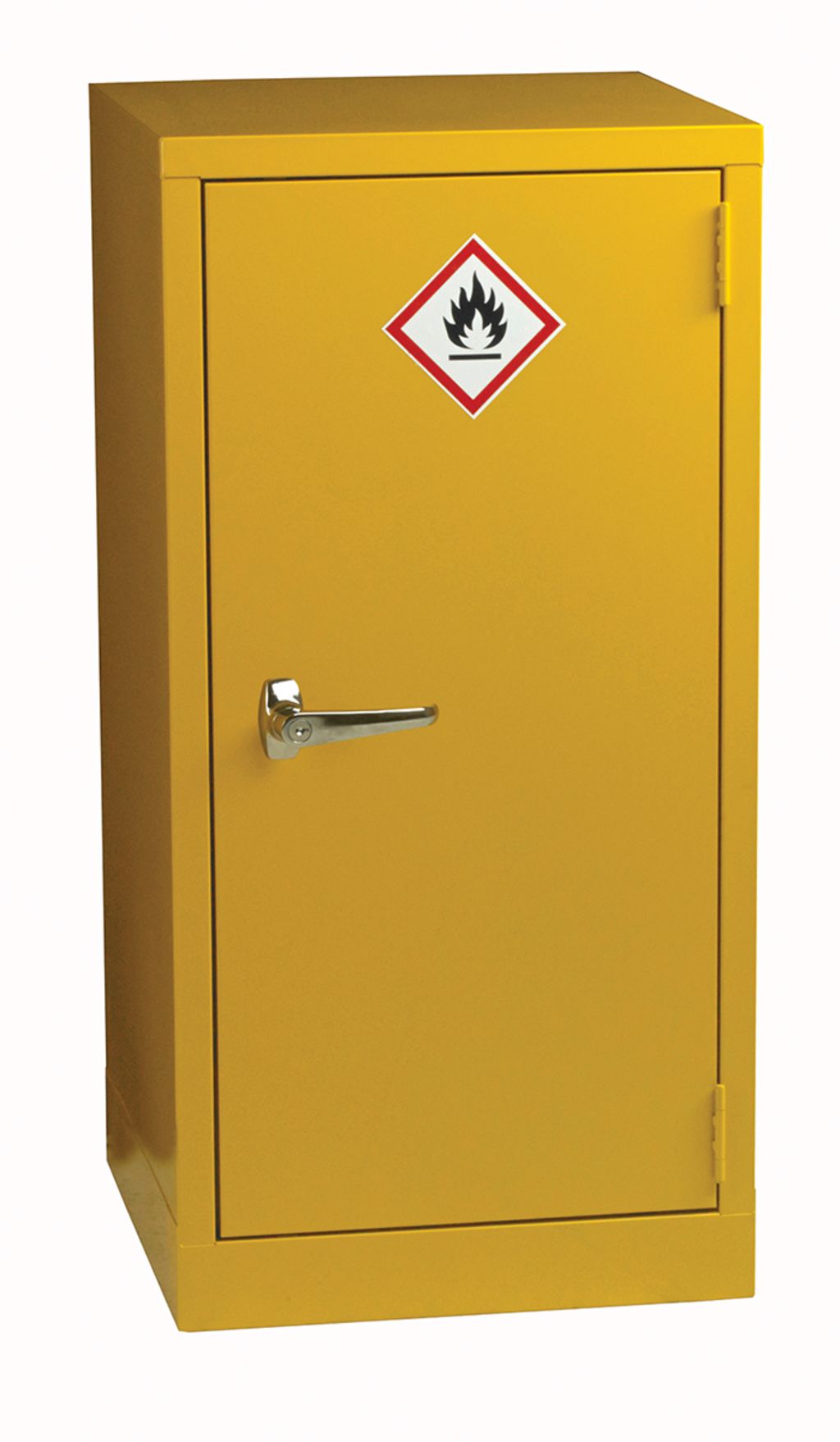 RS PRO Yellow Steel Lockable 1 Door Hazardous Substance Cabinet, 915mm ...