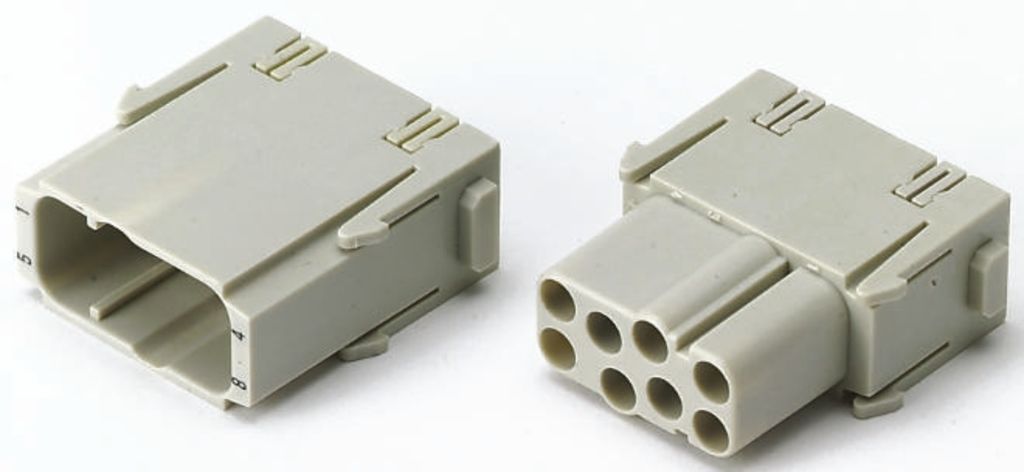 Han-Modular Series Male Module, Rated At 16A, 400 V, For Use With Heavy ...