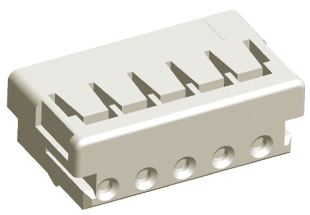 TE Connectivity, AMP CT Female Connector Housing, 2mm Pitch, 5 Way, 1 ...