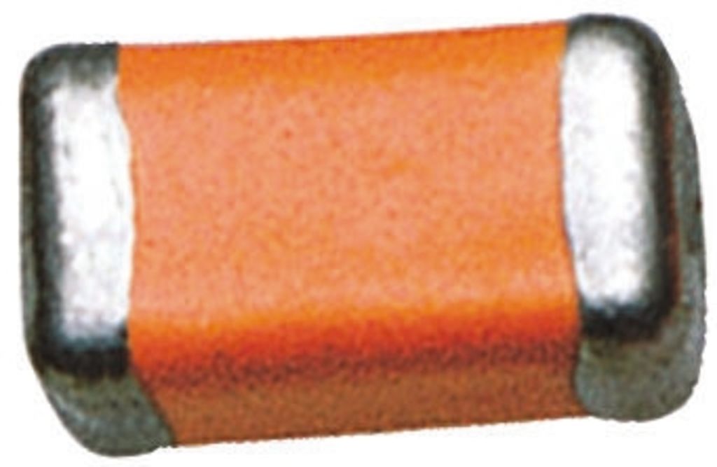 KYOCERA AVX, 0402 (1005M) 100nF Multilayer Ceramic Capacitor MLCC 16V ...