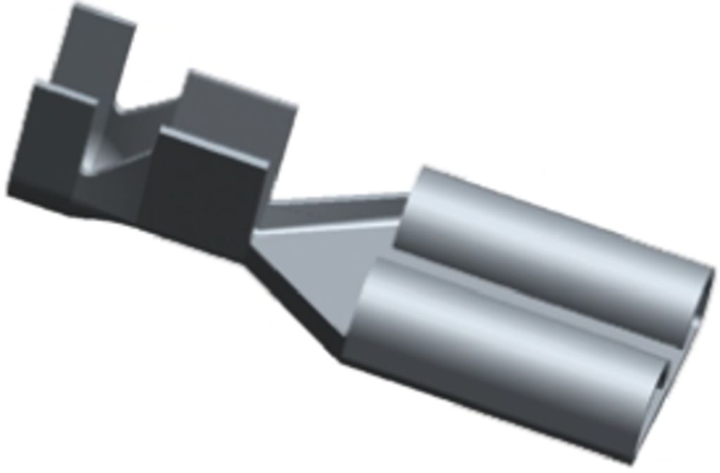 TE Connectivity FASTIN-FASTON .375 Uninsulated Female Spade Connector ...