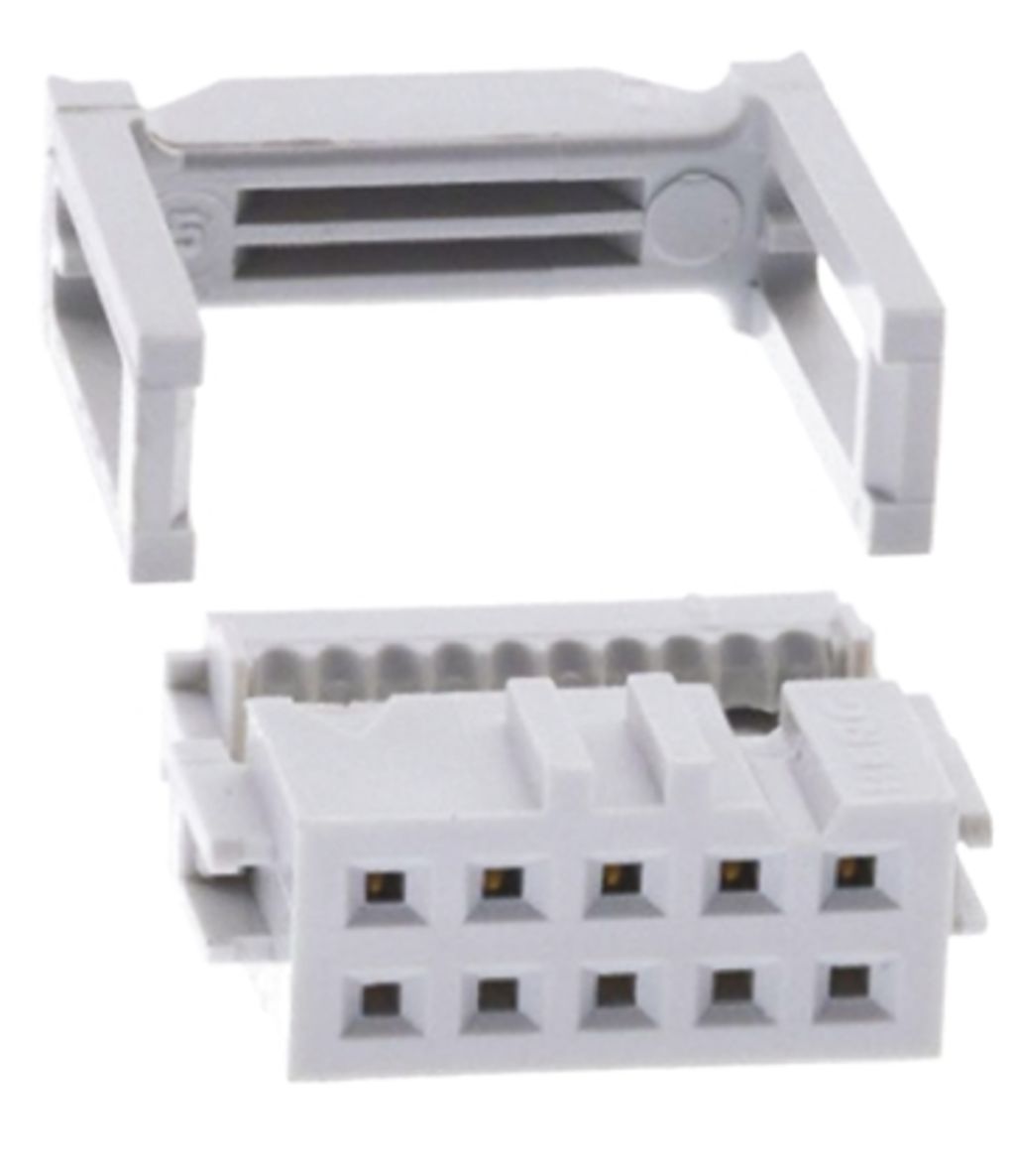 Amphenol ICC Quickie 10 Way Right Angle Cable Mount IDC Connector ...