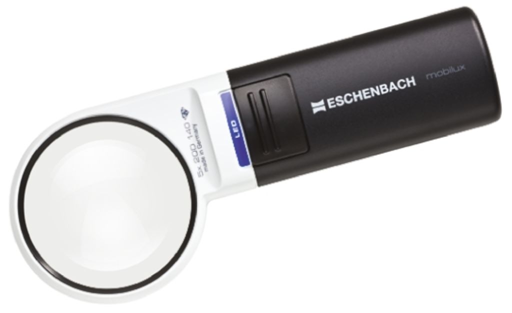 Eschenbach Illuminated Magnifier, 5X x Magnification, 58mm Diameter ...