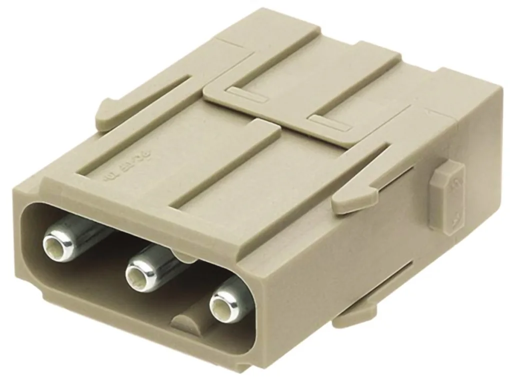 HARTING Han-Modular Heavy Duty Power Connector Module, 3 contacts, 40A ...