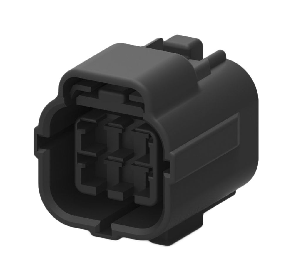 TE Connectivity, Econoseal J 070 Mk II+ Automotive Connector Plug 6 Way ...