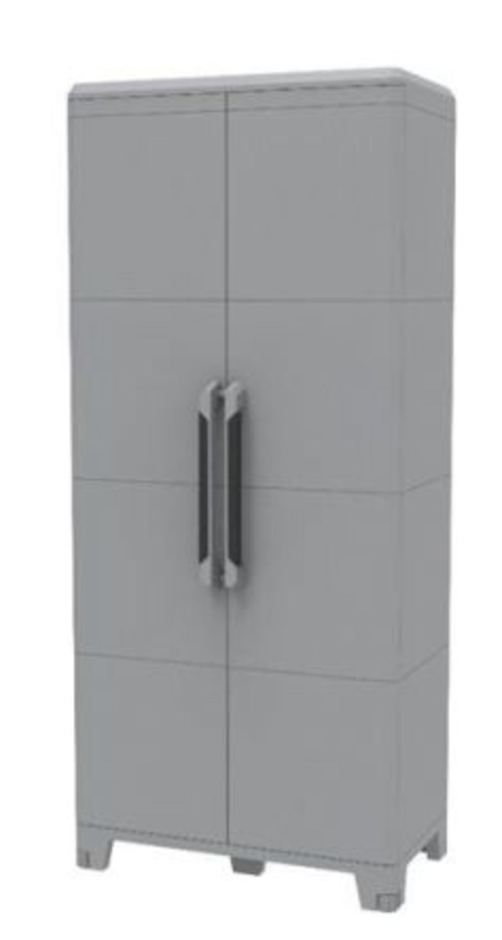 RS PRO 2 Door Plastic Lockable Floor Standing Storage Cabinet, 780 x ...