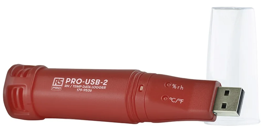 RS PRO PRO-USB-2 Temperature & Humidity Data Logger with Humidity ...