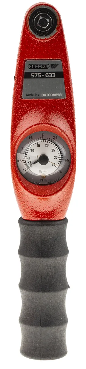 RS PRO 1/4 in Square Drive Dial Torque Wrench, 0.3 → 4Nm - RS ...