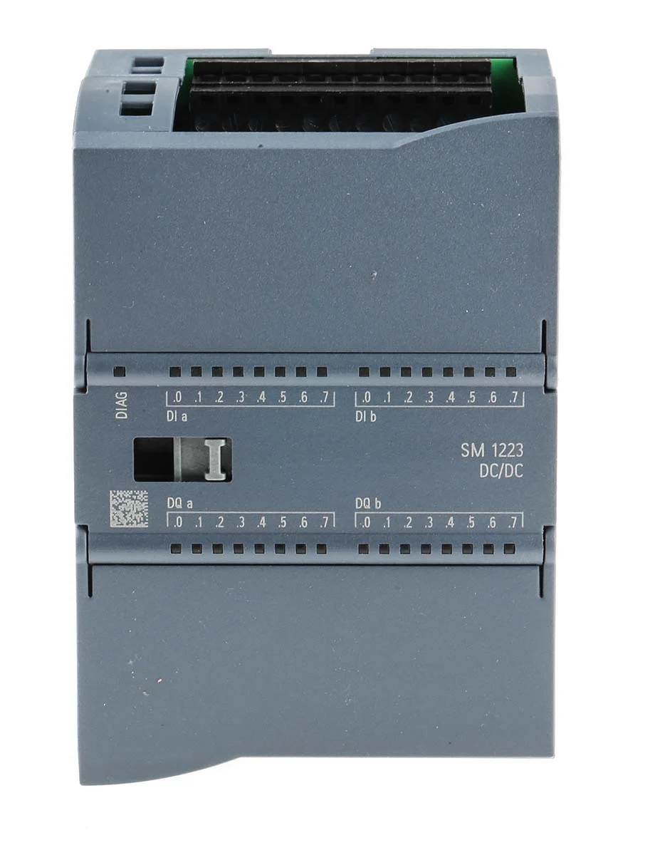 Siemens - PLC I/O Module for use with SIMATIC S7-1200 Series, 100 x 70 ...