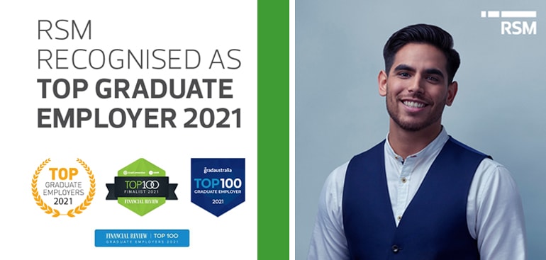 RSM Australia recognised as a top graduate employer | RSM Australia