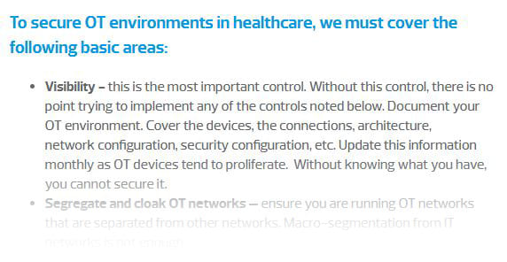 Operational Technology (OT) security in healthcare | RSM Australia