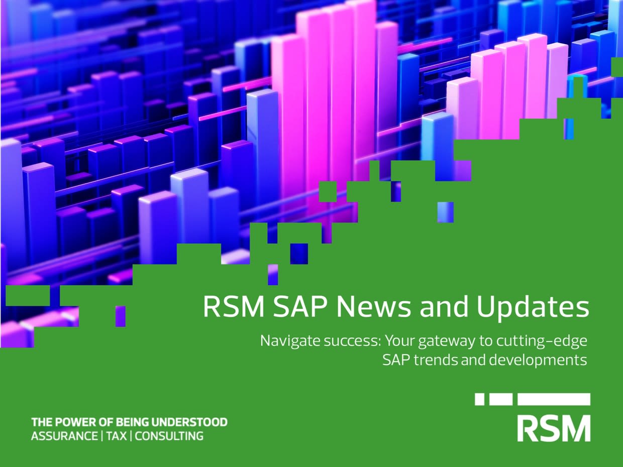 RSM SAP News and Updates - January 2026 | Hong Kong Assurance