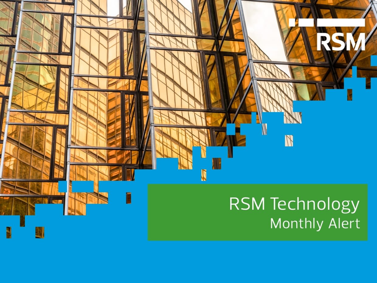 RSM Technology Monthly Alert - November 2024 | Hong Kong Assurance