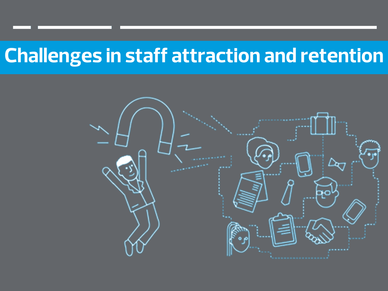 Challenges in staff attraction and retention