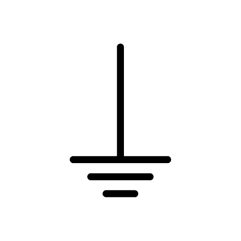 ground wire schematic symbol