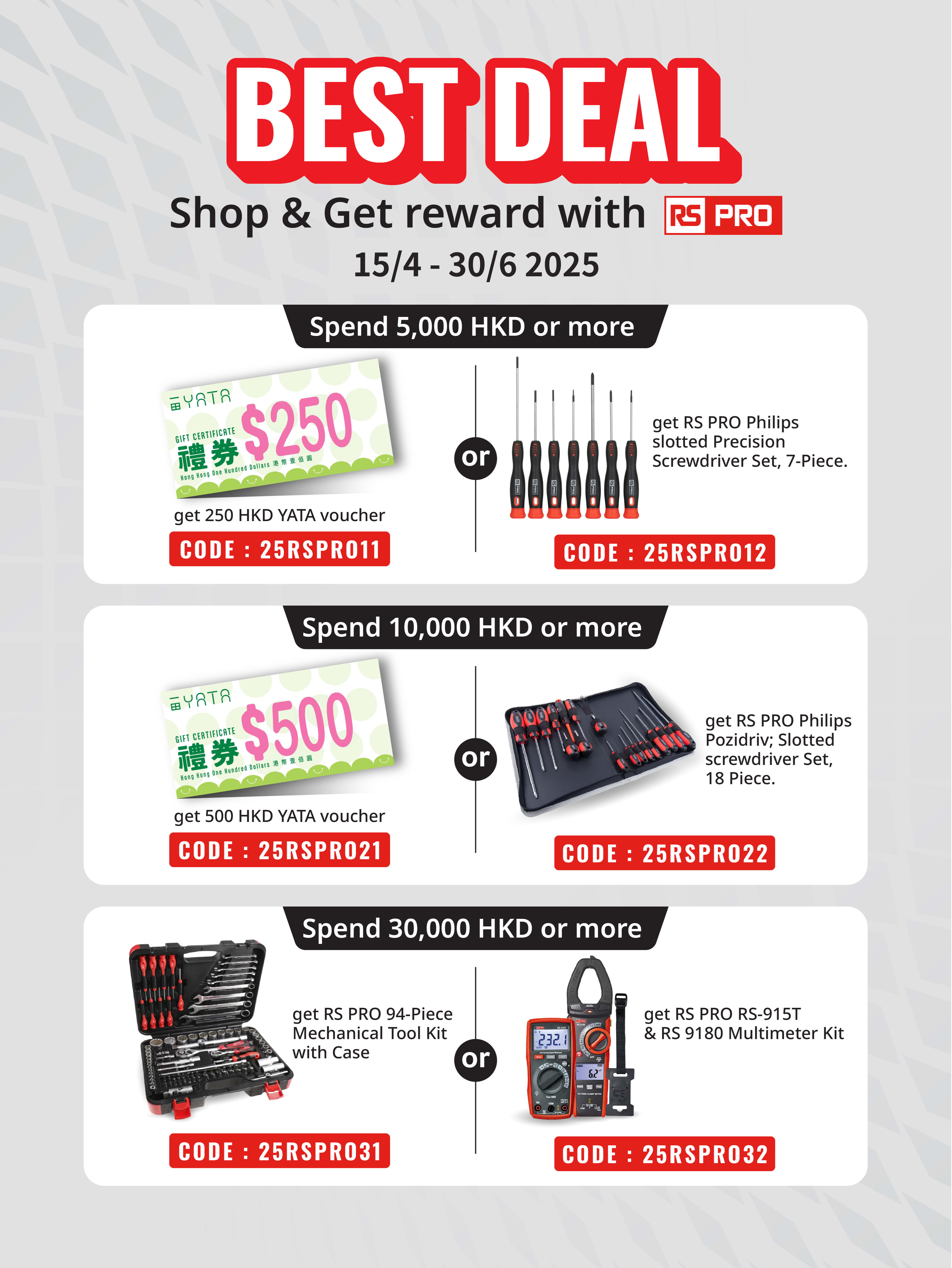 RS | Shop & Get Rewarded with RS PRO