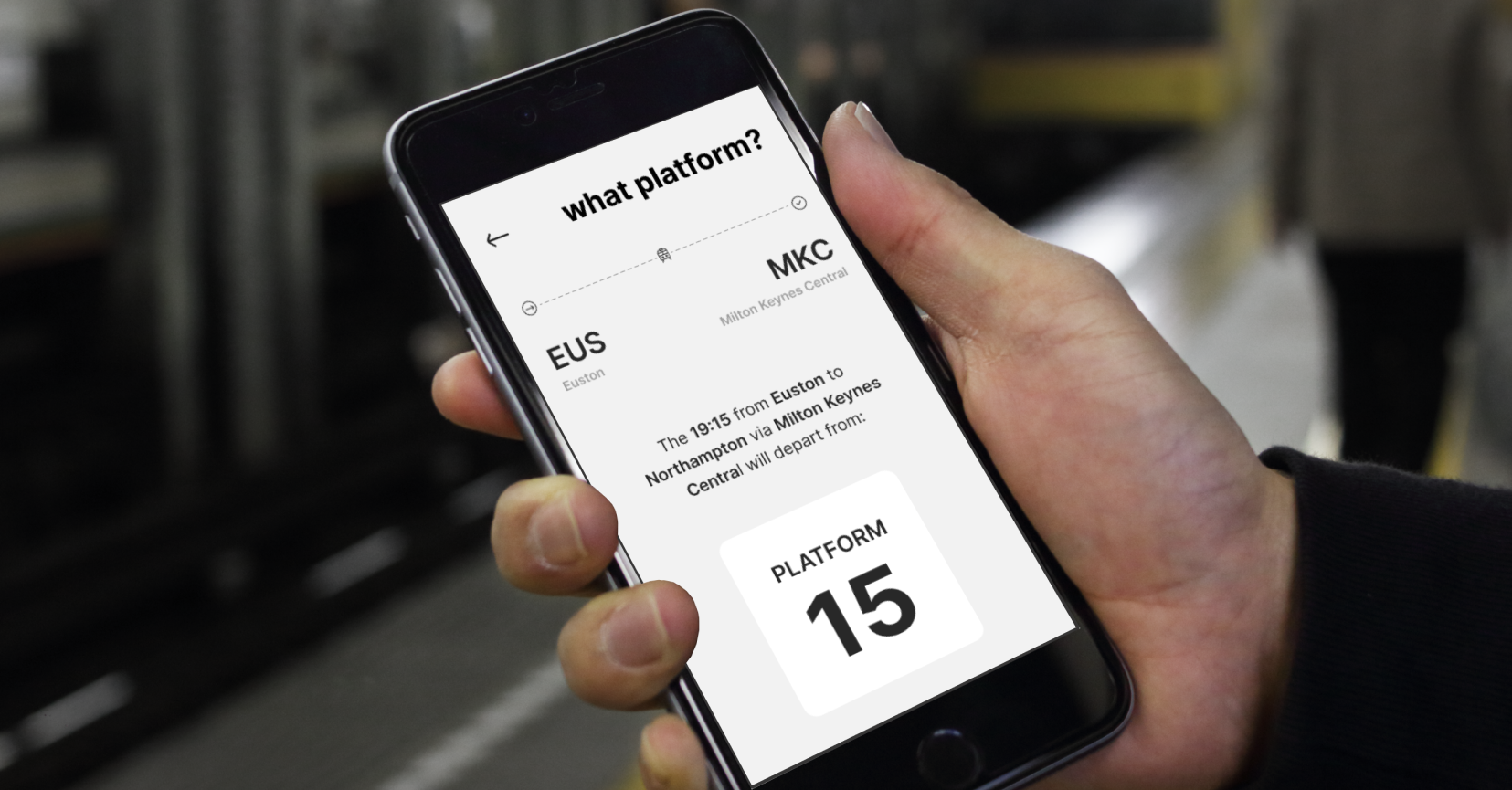 What Platform? | Train Platform Finder — Get Platform Numbers Early
