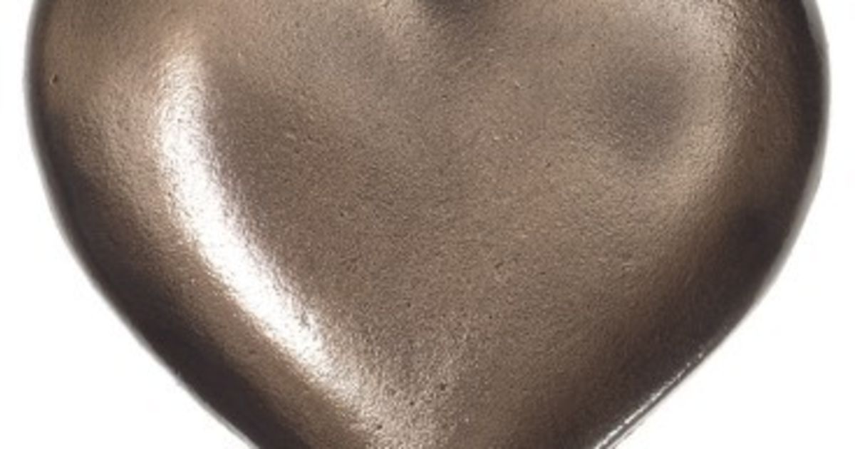 Hjerte – 7 cm i bronse