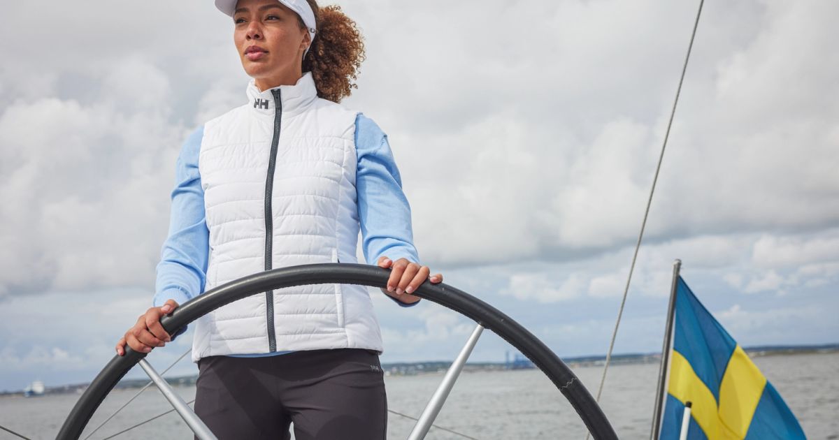 Crew insulator vest dame hvit