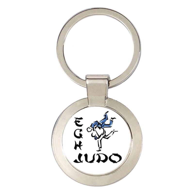EGH Judo – Round Metal Keyring | Ruggerbug