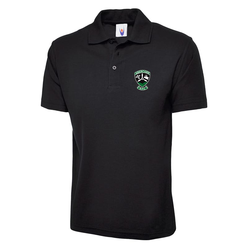 Abercarn RFC – Childs Classic Polo (Black) | Ruggerbug