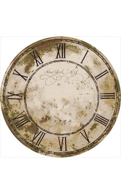 American Dakota Novelty New York Clock Natural | Rug Studio