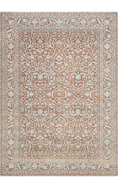 Couristan Patina Qum Flower Pot | Rug Studio