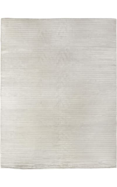 Exquisite Rugs High Low Hand Woven 3230 White | Rug Studio