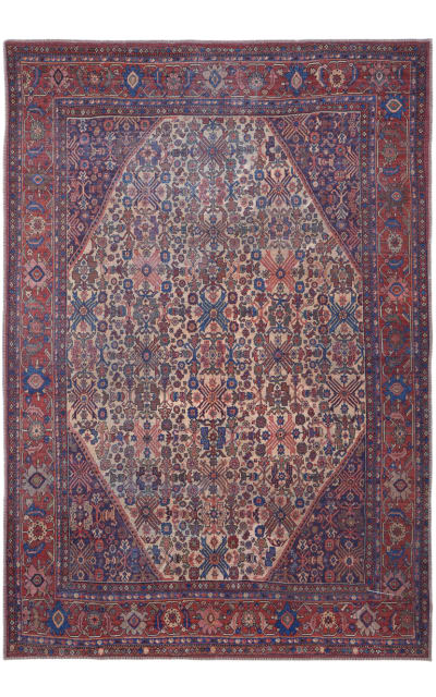 Feizy Rawlins 39hjf Beige - Red | Rug Studio