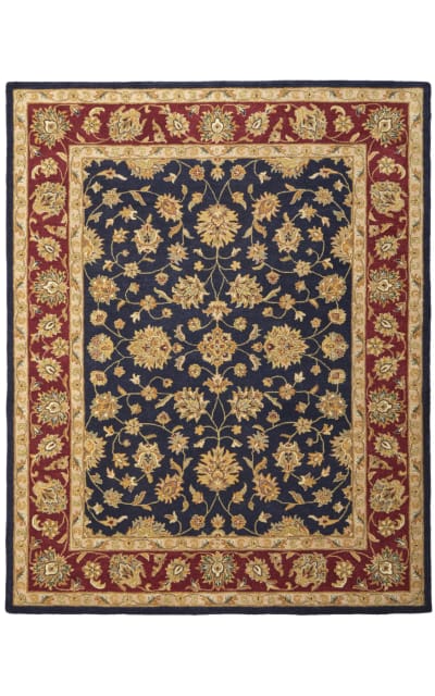 Feizy Wagner 8942f Navy - Red | Rug Studio