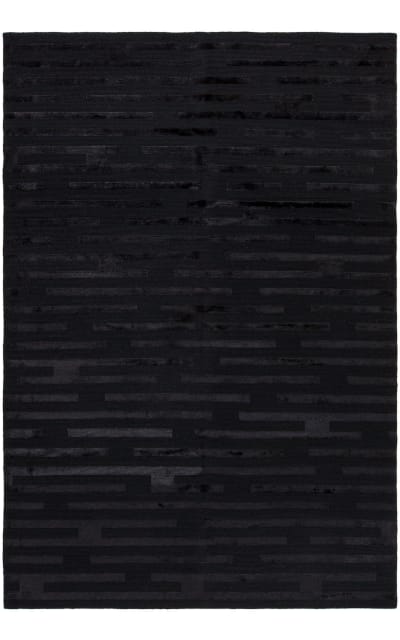 HRI Uptown UP-1421 Black - Black | Rug Studio