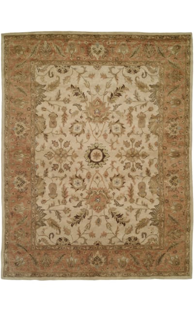 Kalaty Empire EM-282 Ivory-Rust | Rug Studio