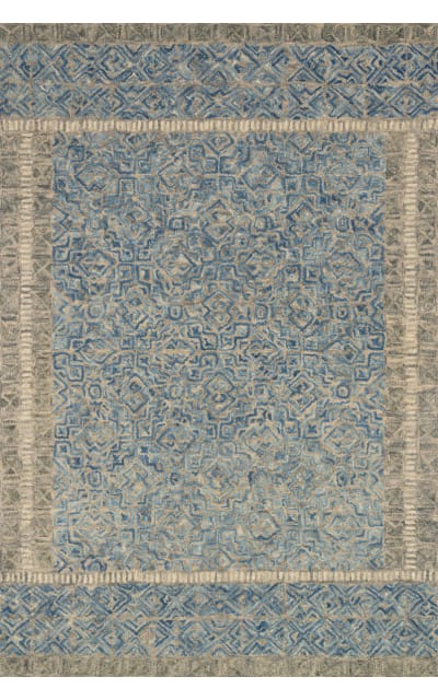 ED Ellen DeGeneres Crafted by Loloi Boeceto Boc-02 Grey - Denim | Rug ...