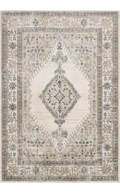 Loloi Teagan Tea-02 Oatmeal - Ivory | Rug Studio