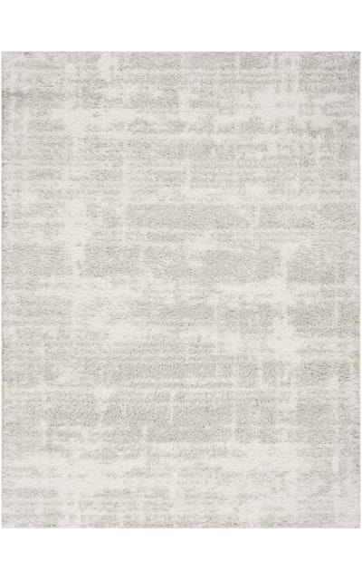 Nourison Home Modern Shag Mmd04 Ivory Grey | Rug Studio